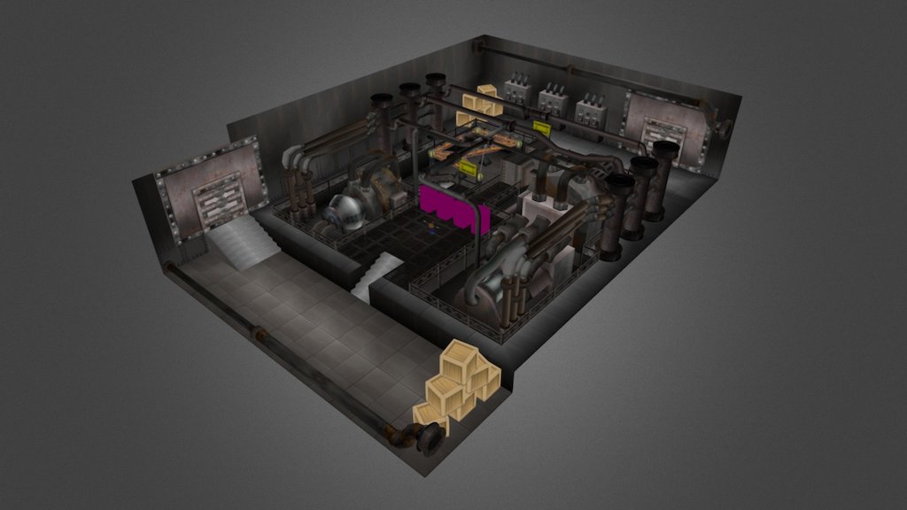 Generator Room - 3D model by sweetratt [4086872] - Sketchfab