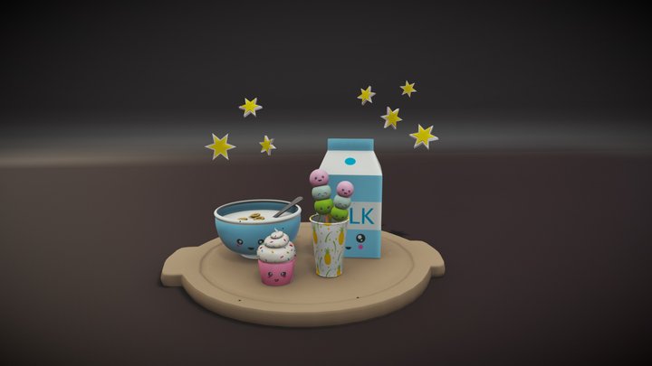 Milkshake 3D models - Sketchfab