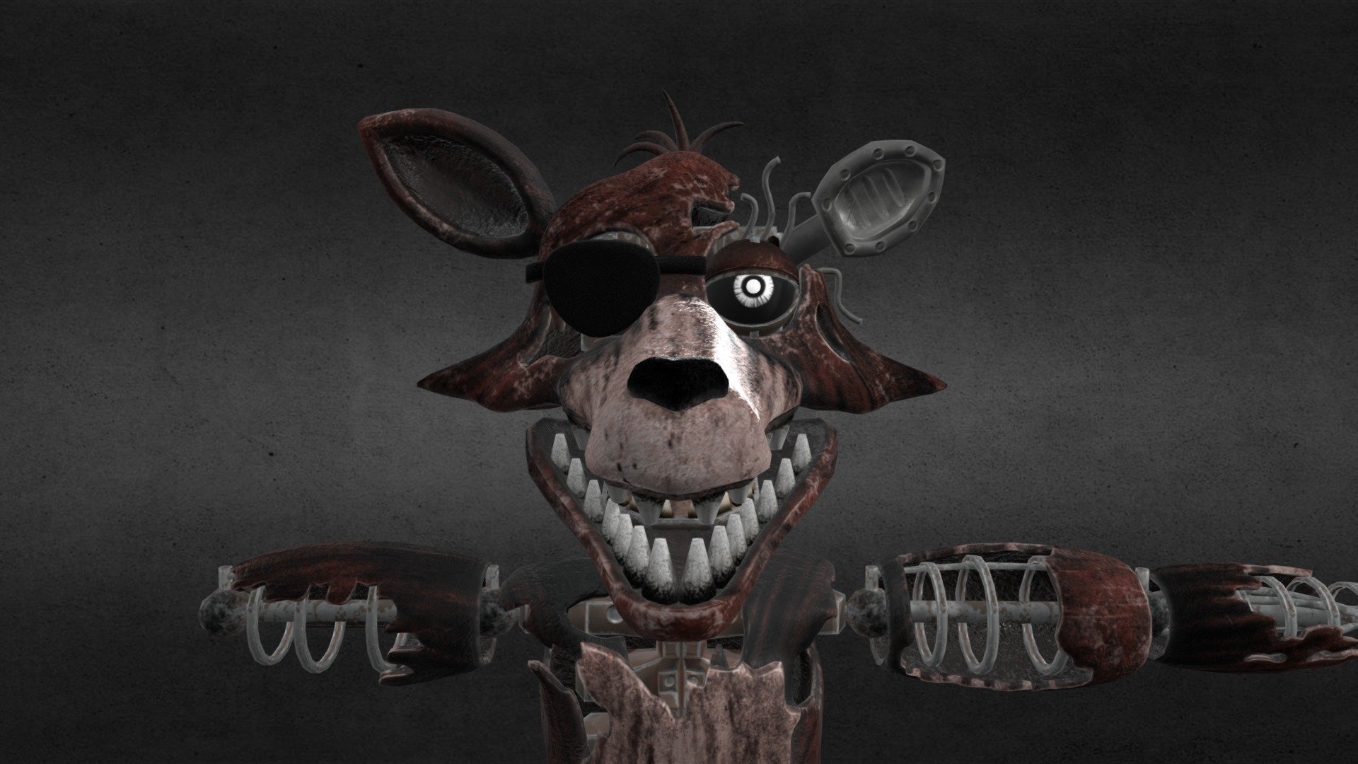Phantom Foxy HW [MODEL EDIT 2.0] - Download Free 3D model by Captain ...