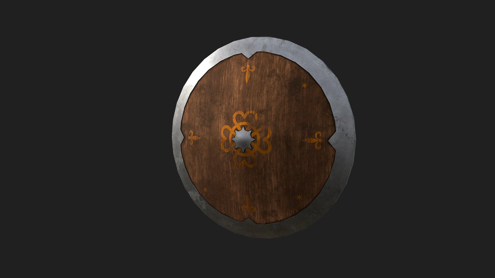Realistic Viking Shield - 3D model by karollinemac [4087943] - Sketchfab