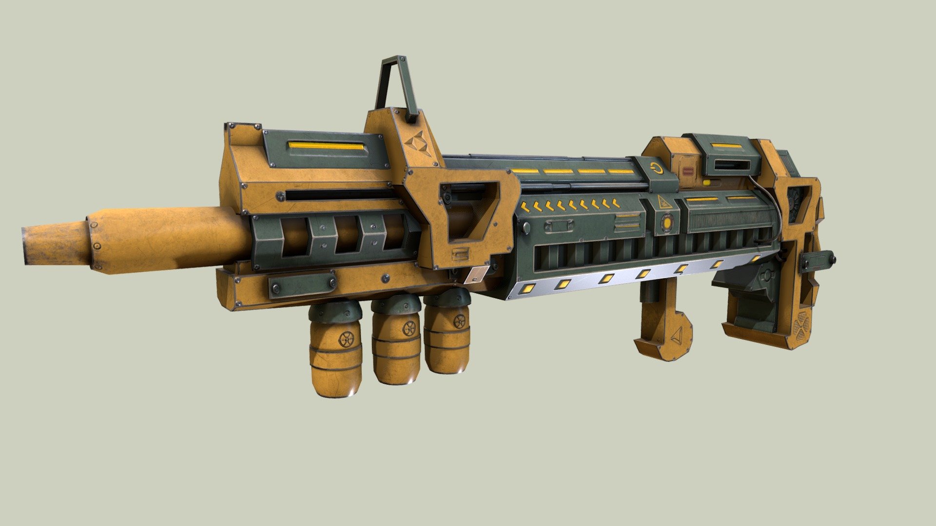 Sci-fi Weapon - Buy Royalty Free 3D model by SnowyTrain [4087996 ...