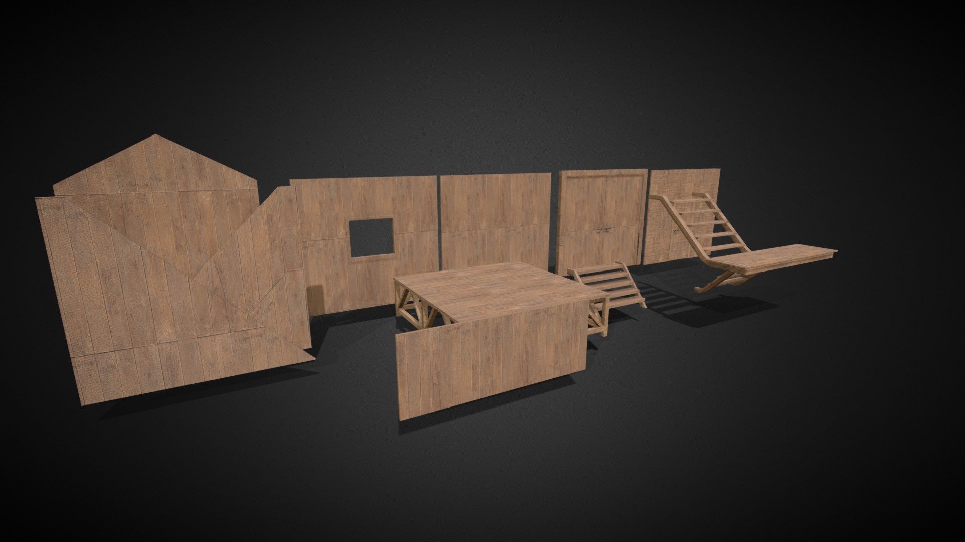 Foundation Modular Asset Pack 1 - Buy Royalty Free 3D model by Praveen ...