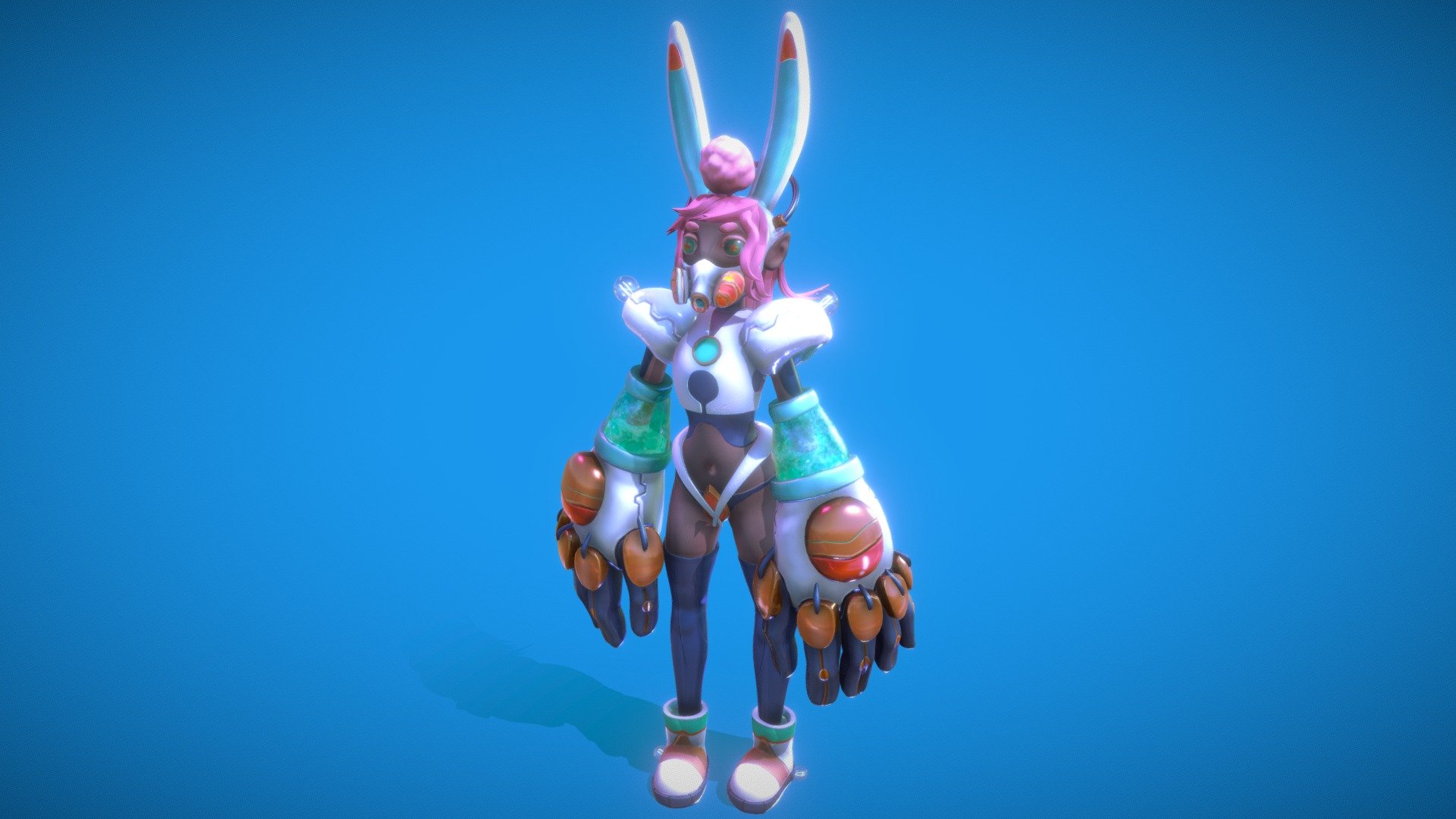Bunny Girl - 3D model by Julian Toquica (@juliantoquicagonzalez ...