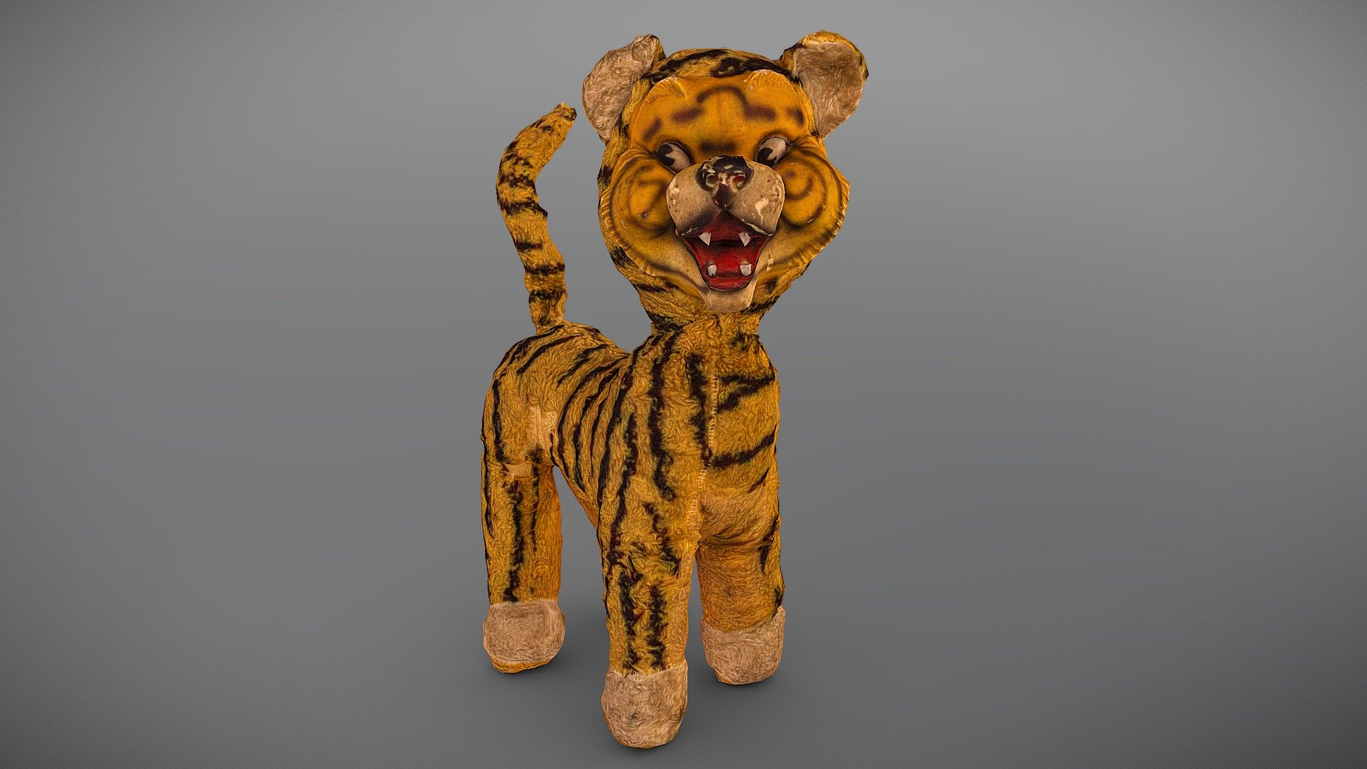Old-Timey Tiger - Download Free 3D model by Mark Holm (@markholm ...