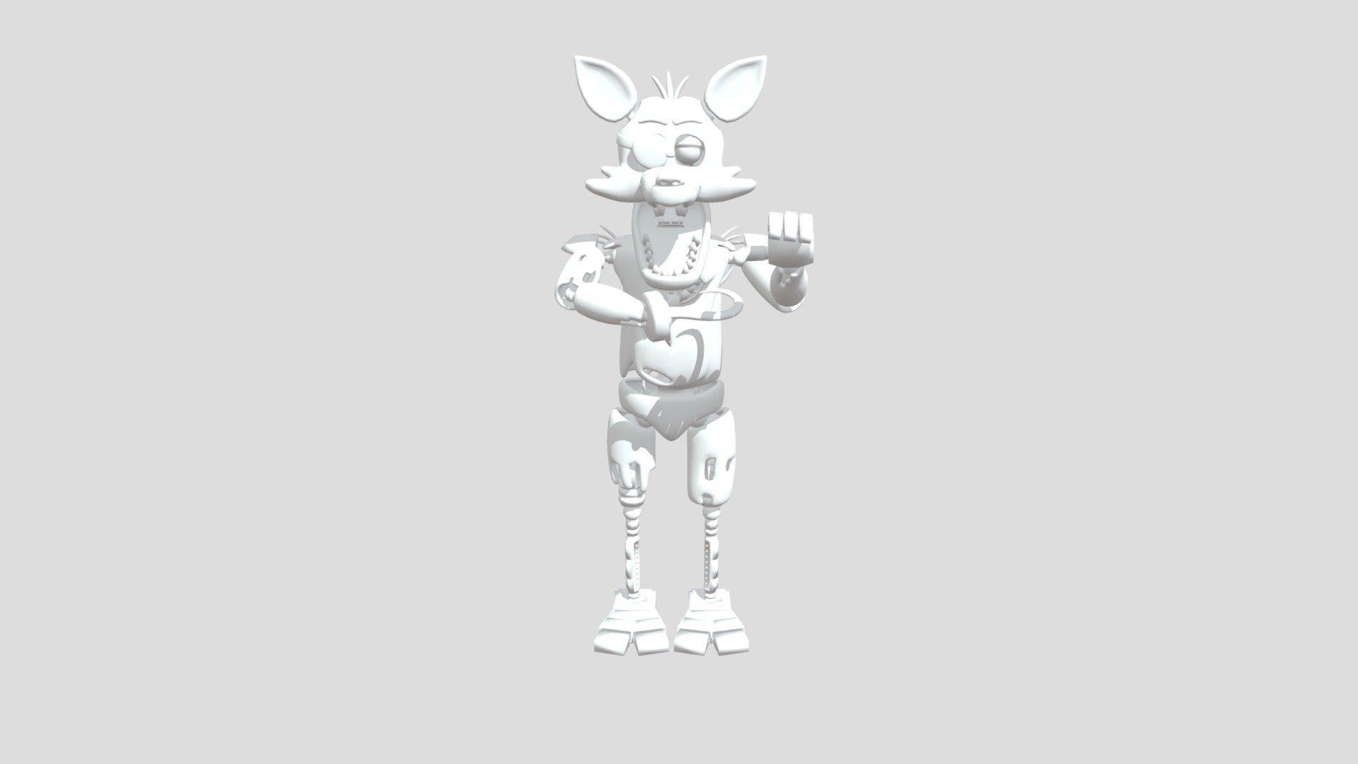 Foxy - 3D model by Shinyfreddy12 [408e8c9] - Sketchfab