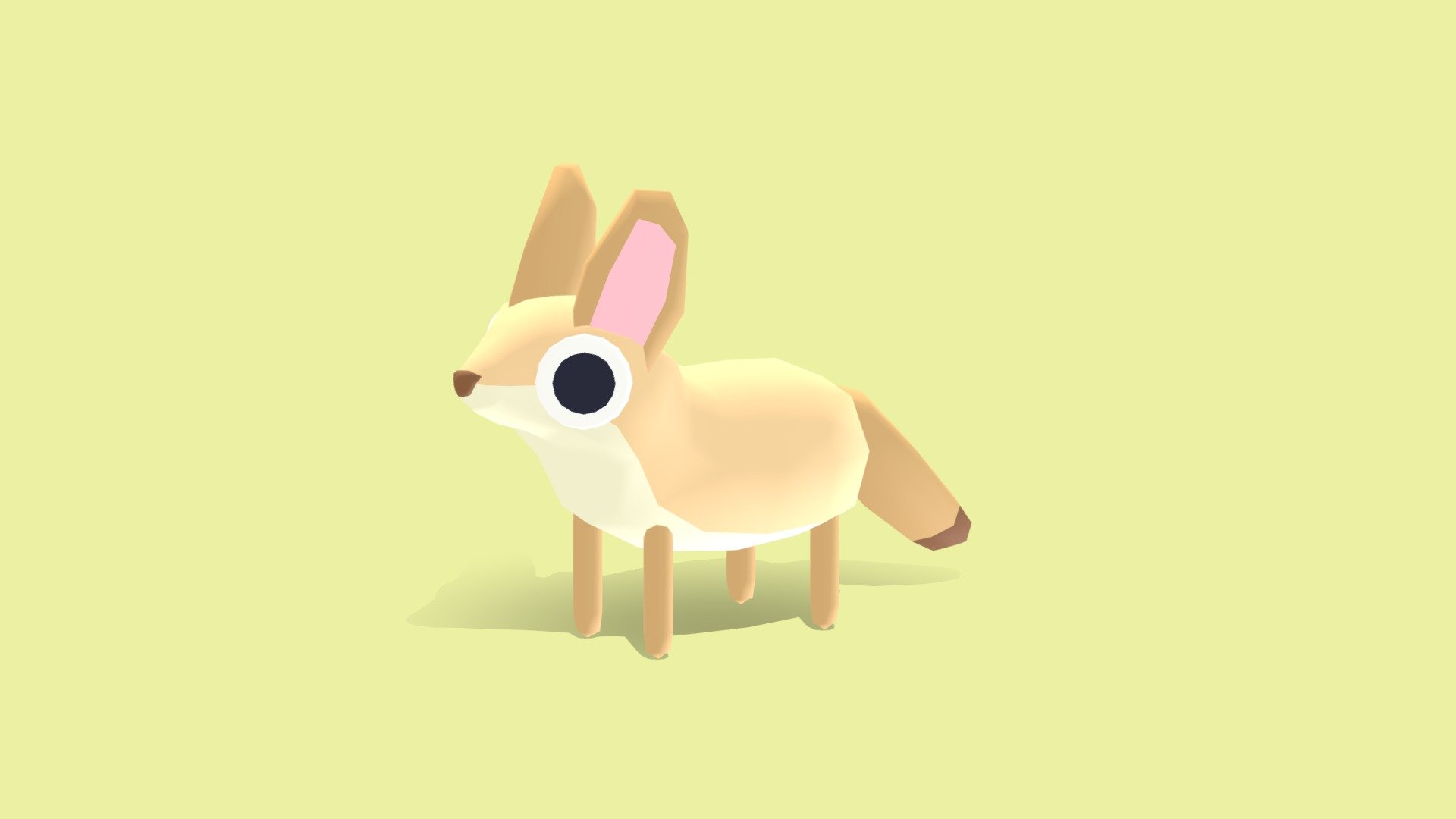 Fennec Fox - Quirky Series - Buy Royalty Free 3D model by Omabuarts ...
