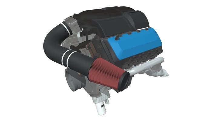V-8 3D models - Sketchfab