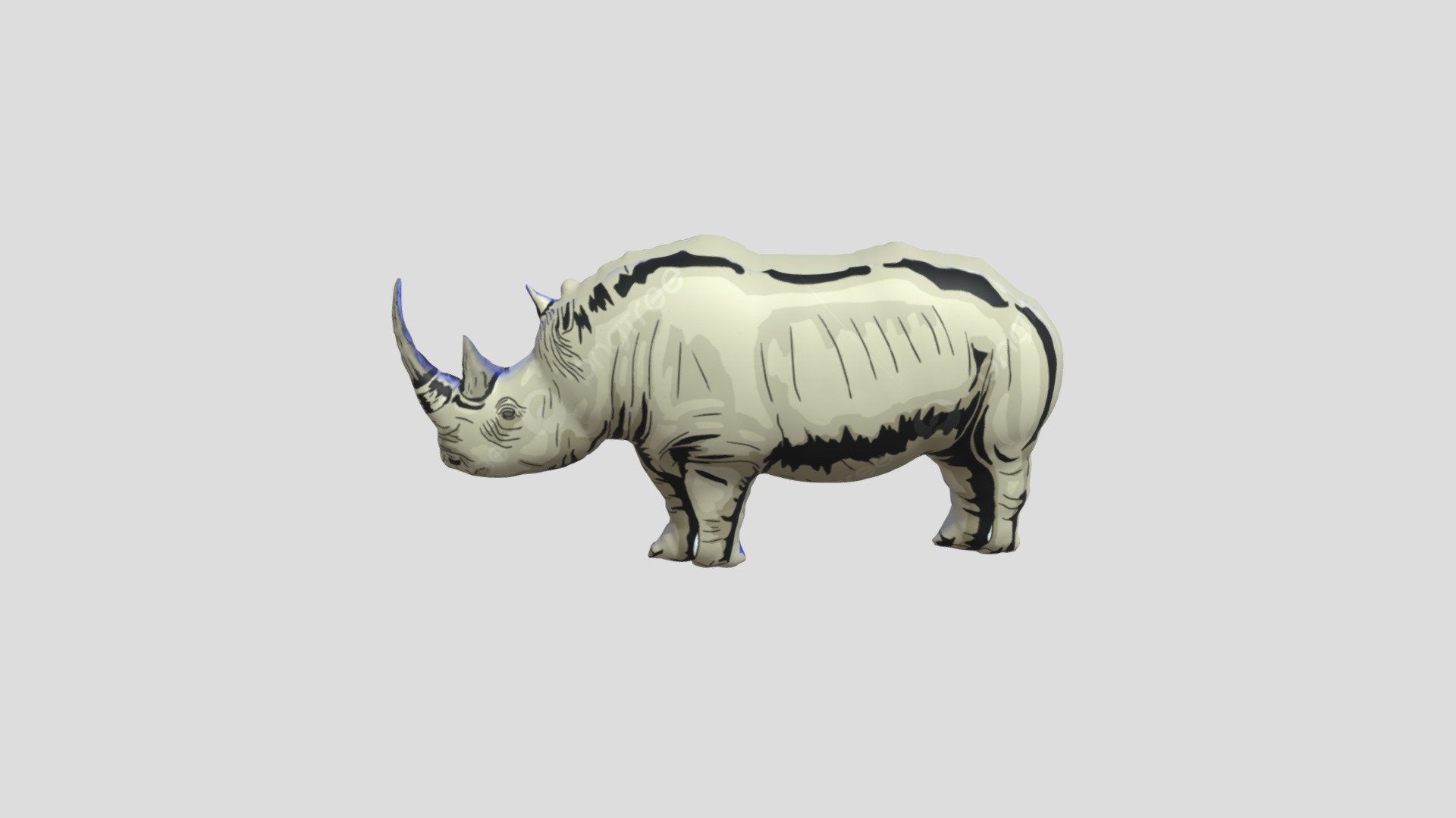 Badak 3D - 3D model by natasya.febriyanti55 [4091191] - Sketchfab