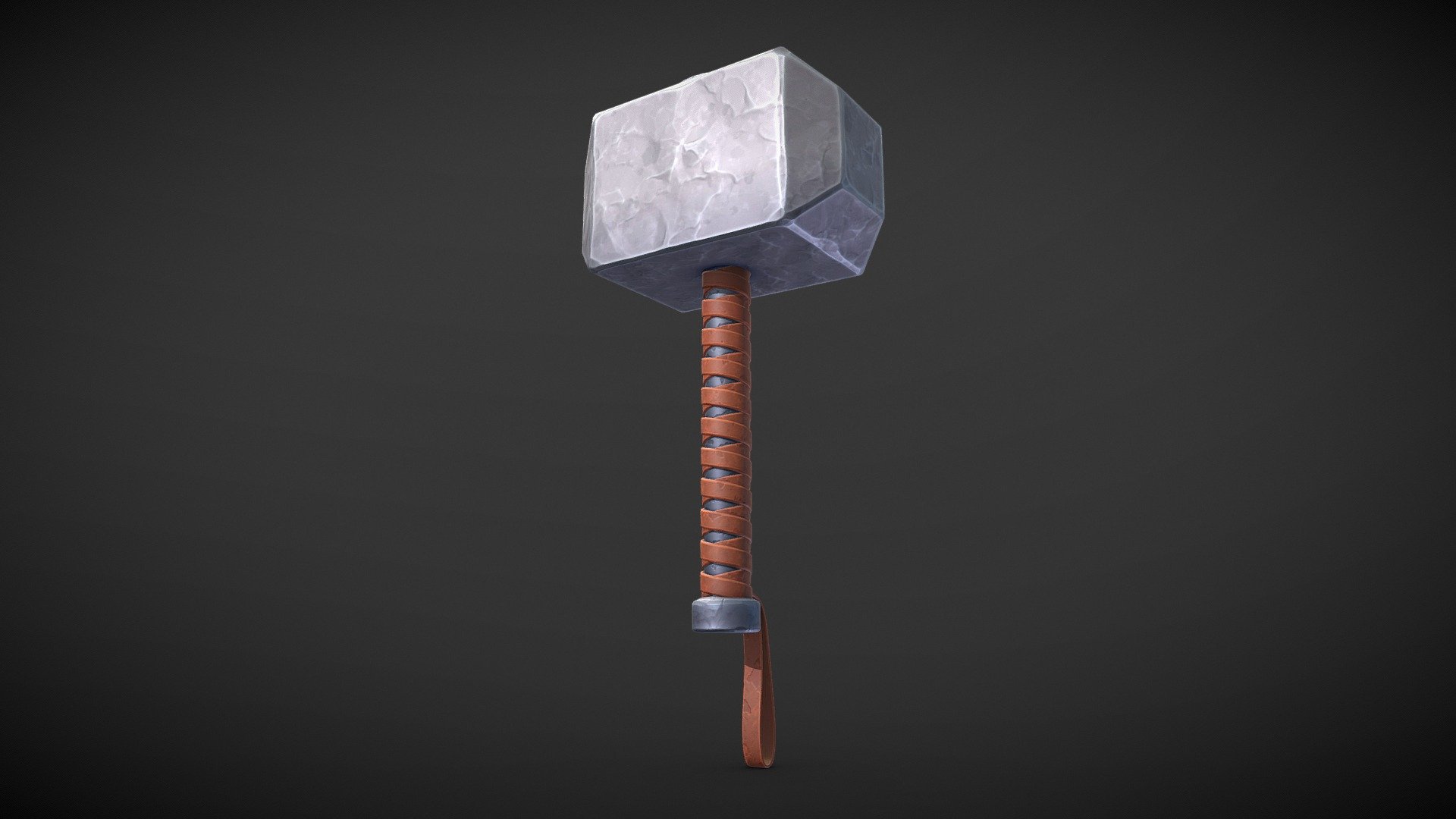 Stylized PBR Mjolnir - 3D model by BryanGutierrez [409215a] - Sketchfab