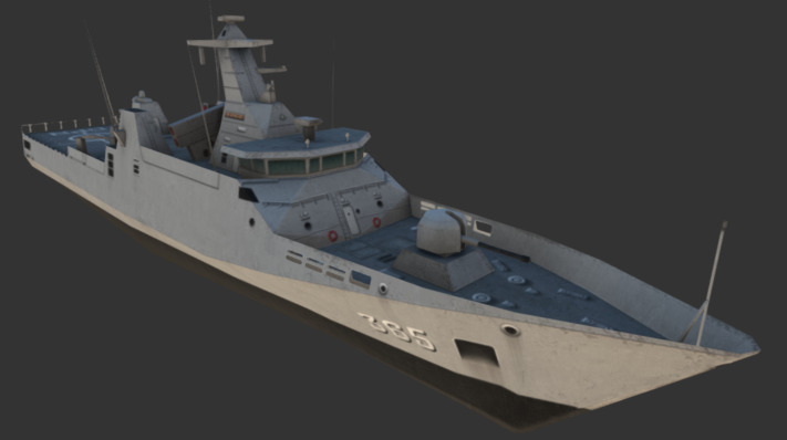 Sigma Class Corvette Diponegoro - 3D model by lademadane [4092ef5 ...