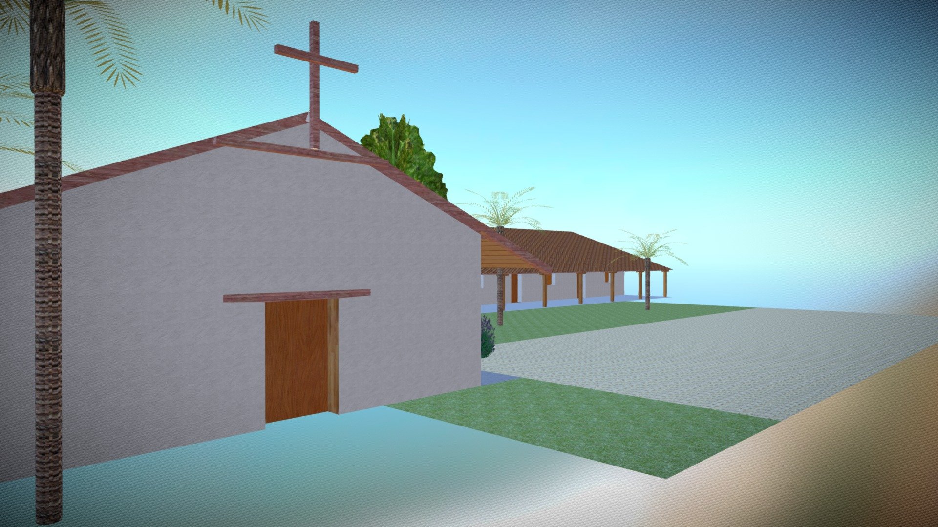 Soledad Mission - 3D model by astrokroner [409380b] - Sketchfab