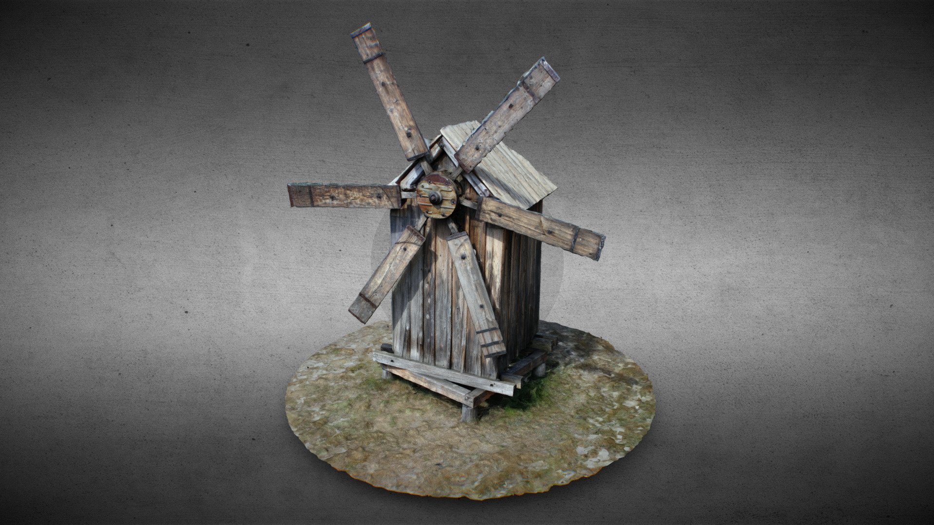 Old Windmill [free, photogrammetry] - Download Free 3D model by Zygomir ...