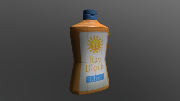 Sunscreen 3D models - Sketchfab