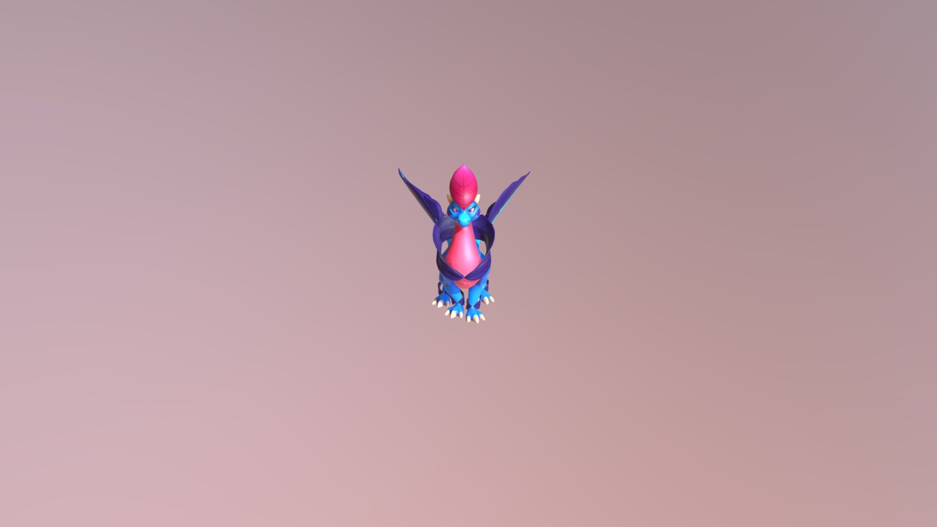 Berry Dragon - Download Free 3D model by Nhiny Jinromon (@NhinyJinromon ...