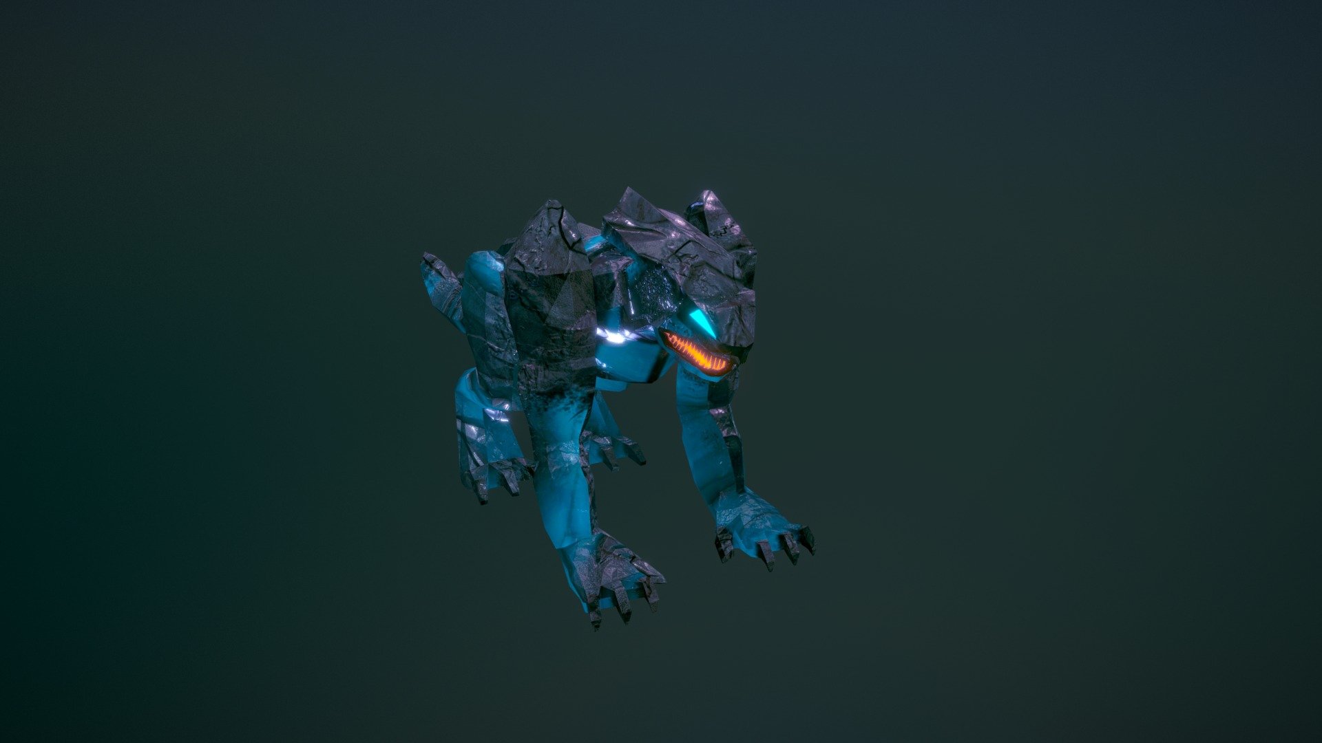 GD48 Assignment 3 Ice Creature - 3D model by Brandon McLeod (@BMcLeod ...