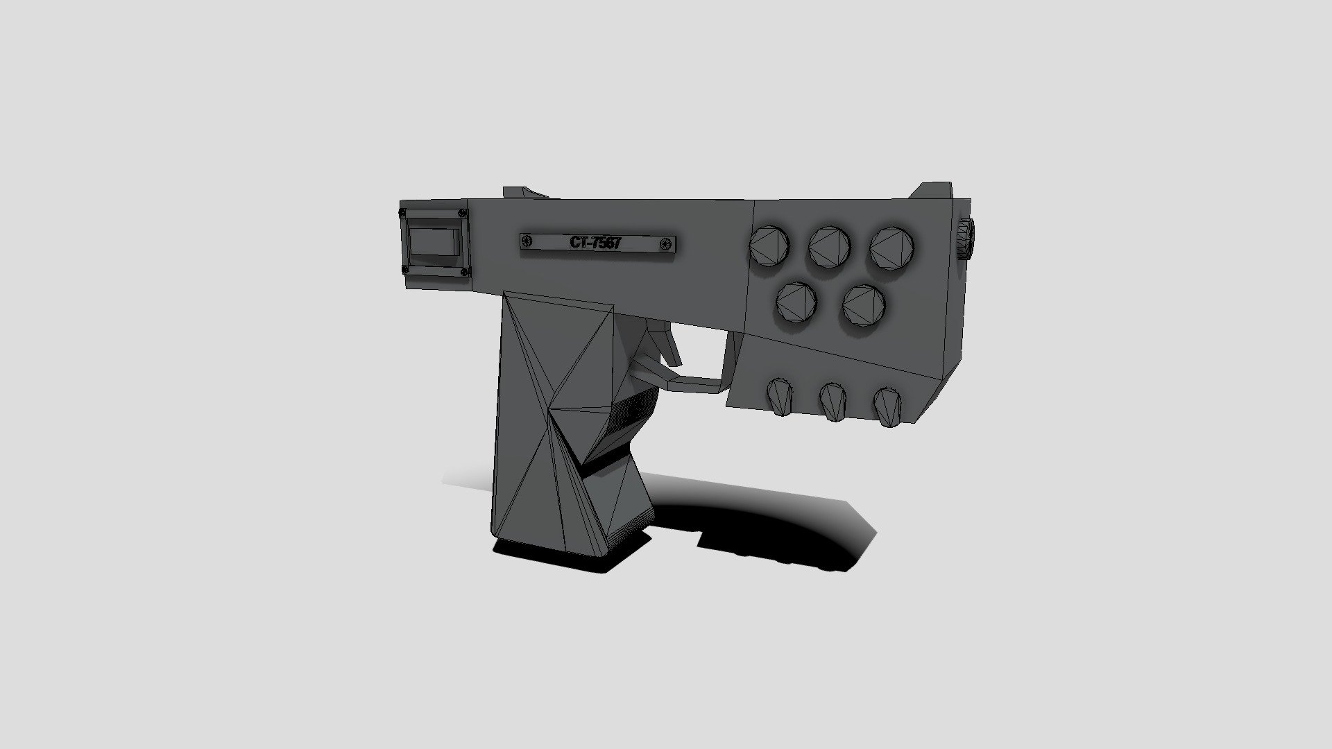 Gun - Download Free 3D model by Jack_H-J [409dfa0] - Sketchfab