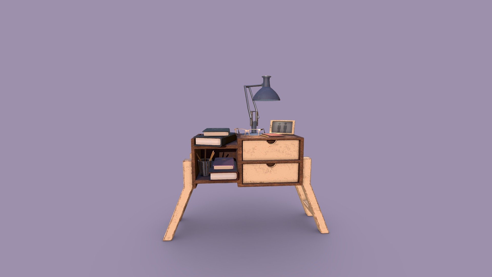Nightstand - Download Free 3D model by AbsoluteMadLadd [409ef6a ...