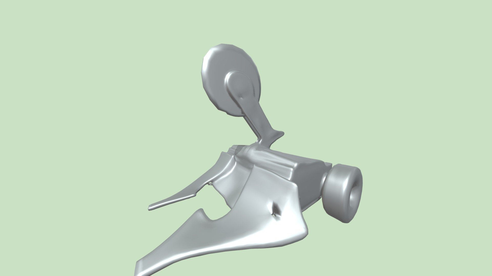 Battle robot with rotating saw blade - Download Free 3D model by ...