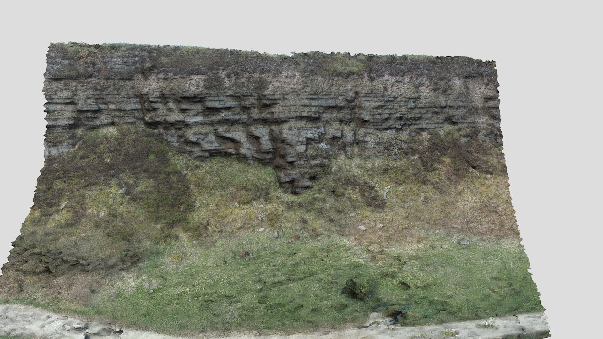 Tegg's Nose cross bedding - 3D model by Simon M Hutchinson ...