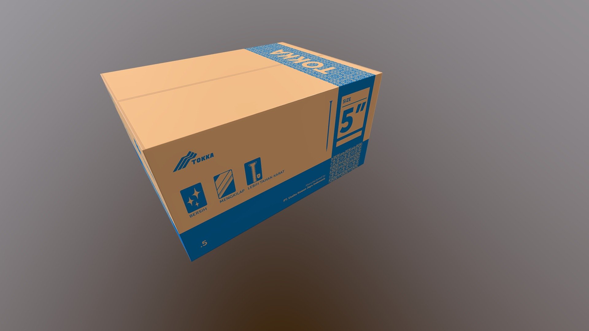 kotak box - 3D model by tokkaindonesia [40a4e1f] - Sketchfab