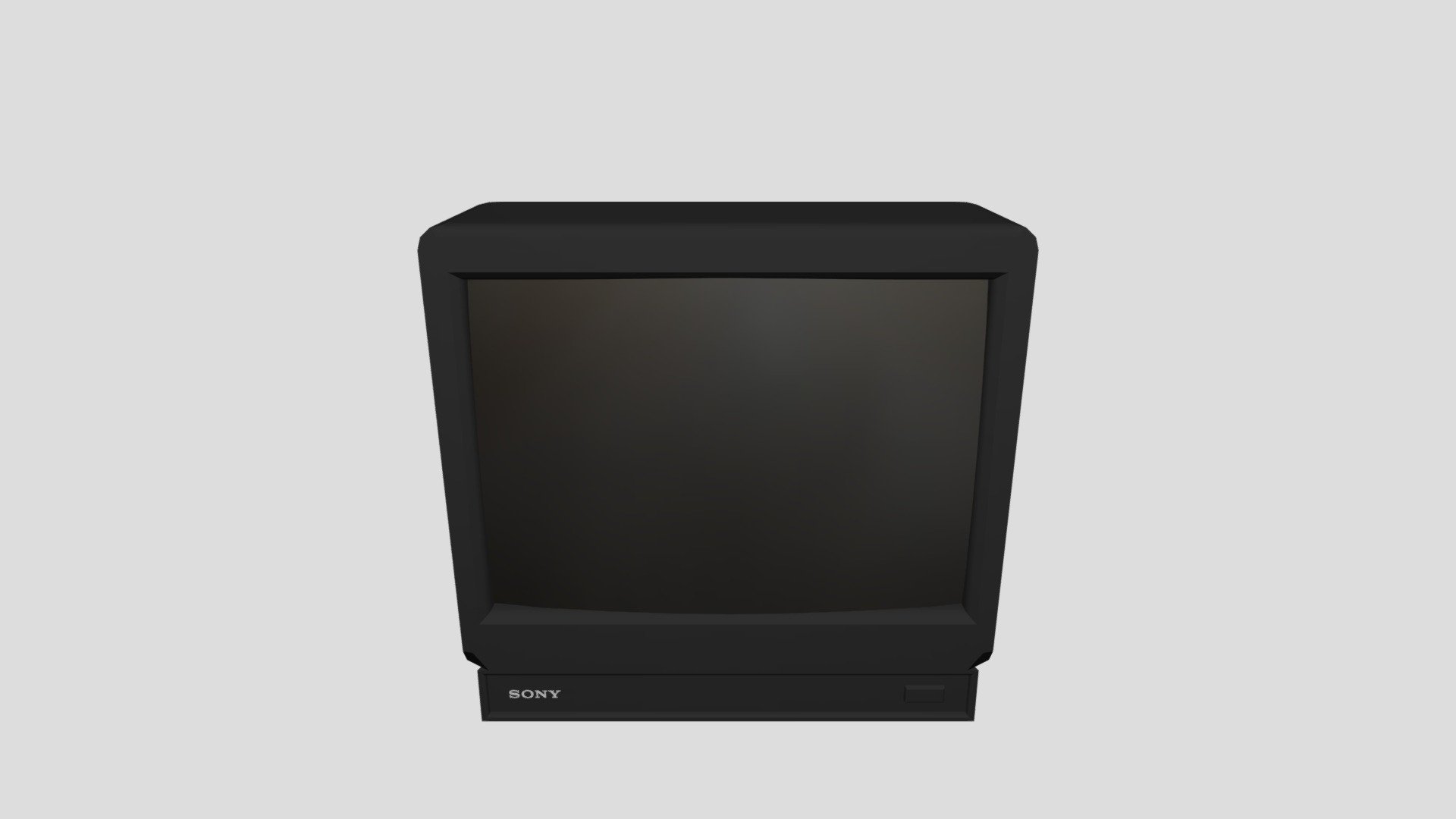 Sony old TV - Download Free 3D model by facucontre98 [40a6825] - Sketchfab