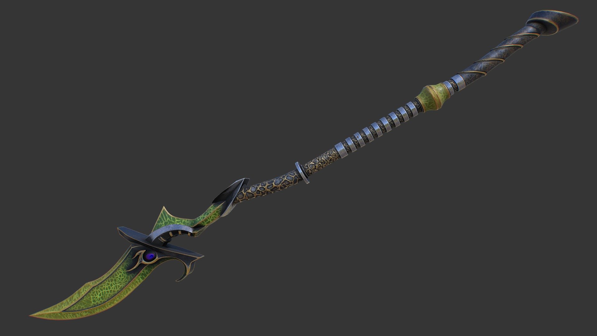 Combat_staff_3 - Buy Royalty Free 3D model by Nicu_Tepes_Vulpe [40a69c9 ...