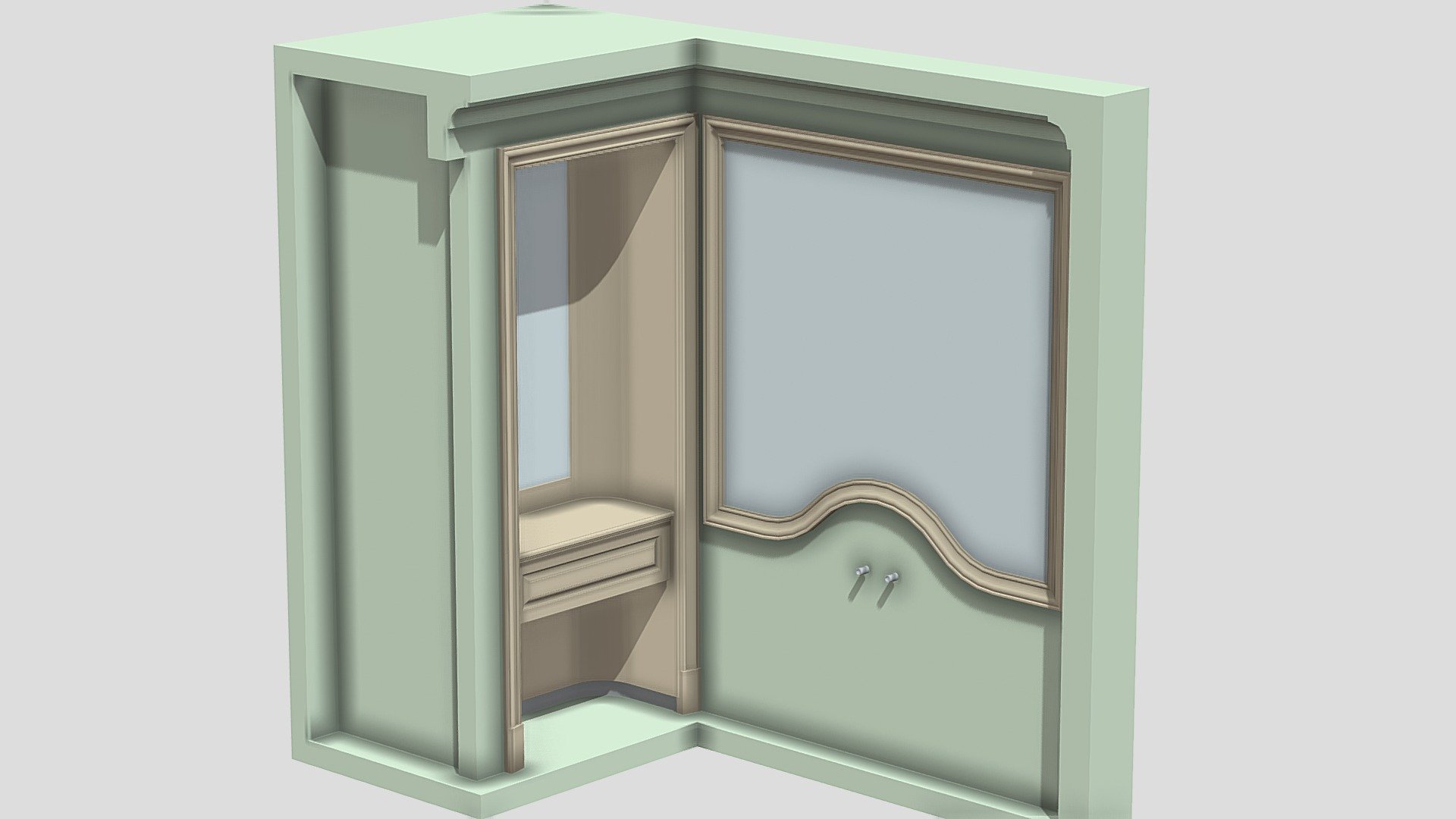 Miytn-sanuz8-nisha-zerkalo-1 - Download Free 3D model by wood-cutter ...