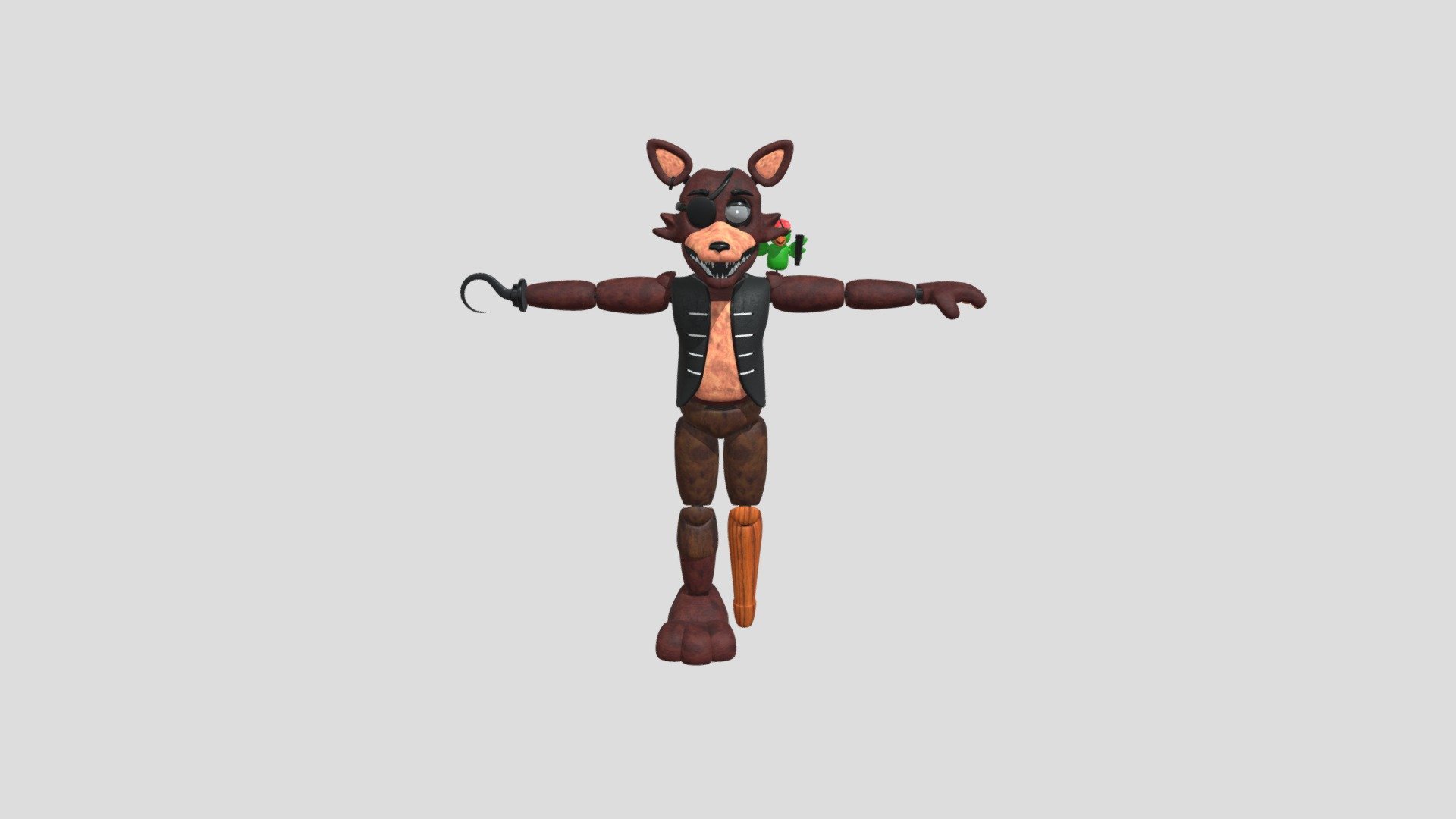 Classic Foxy2 - Download Free 3D model by Gutbear (@Moltenboi124) [40a8456] - Sketchfab
