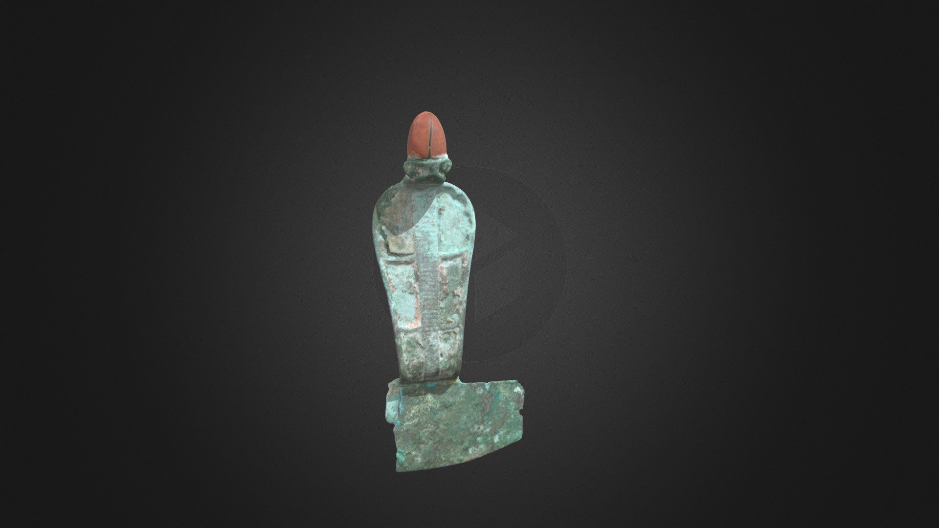 Fragment of Egyptian Crown, Uraeus - 3D model by raffmacsusb [40a890b ...