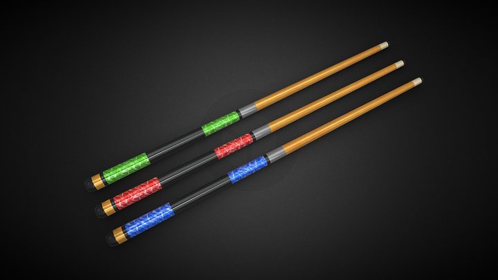 Cue 3D models - Sketchfab