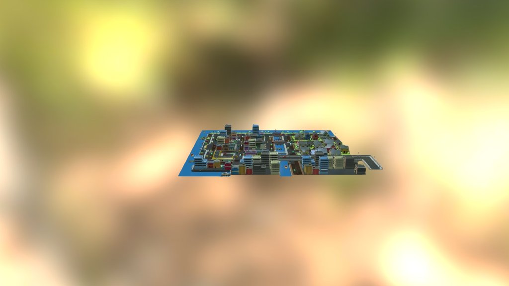 simple_town_v05 - 3D model by terrence_super2games [40a9185] - Sketchfab