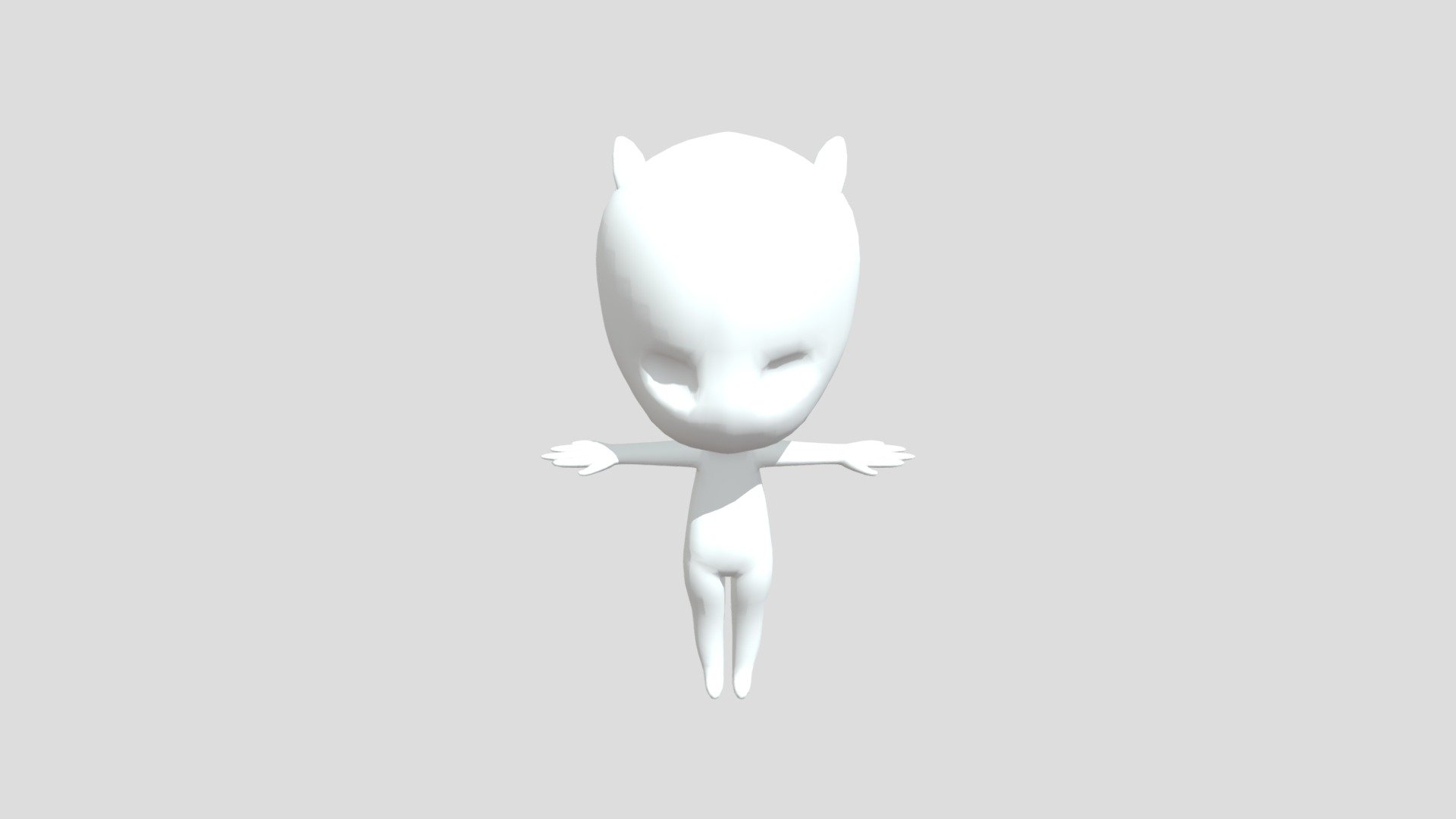 Cat-girl - 3D model by mechi1864 [40a9a47] - Sketchfab