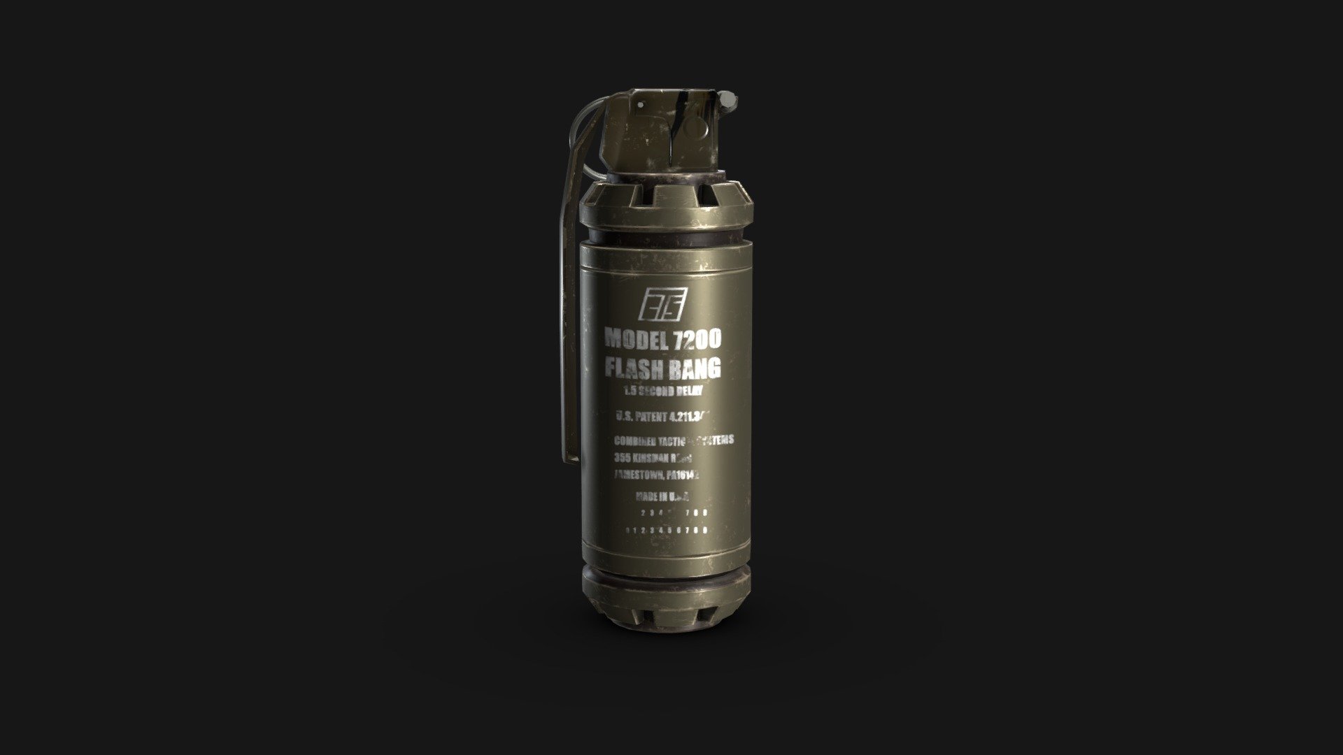 Flash Grenade - 3D model by TraianDumbrava [40aabae] - Sketchfab