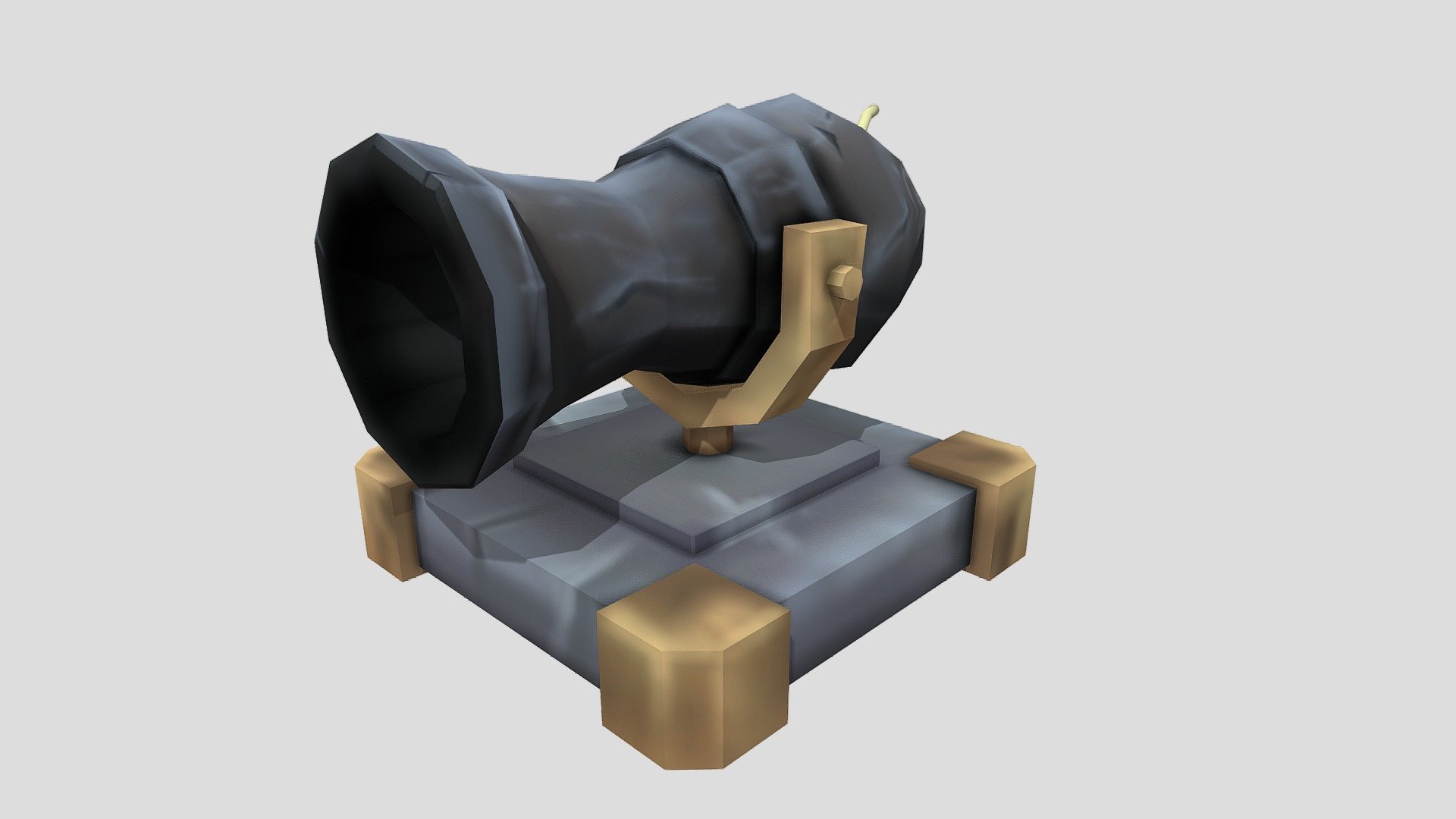 Stylized Cannon Tower - Download Free 3D model by Wersaus33 [40aae0f ...