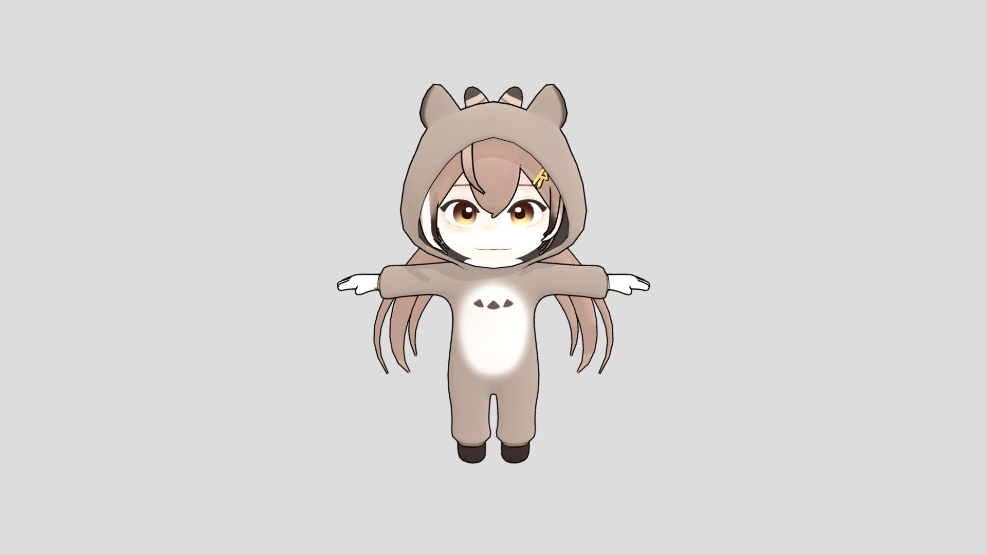 Hololive EN Animal Pajamas Mumei - 3D model by Dragon...Alien (@4003308 ...