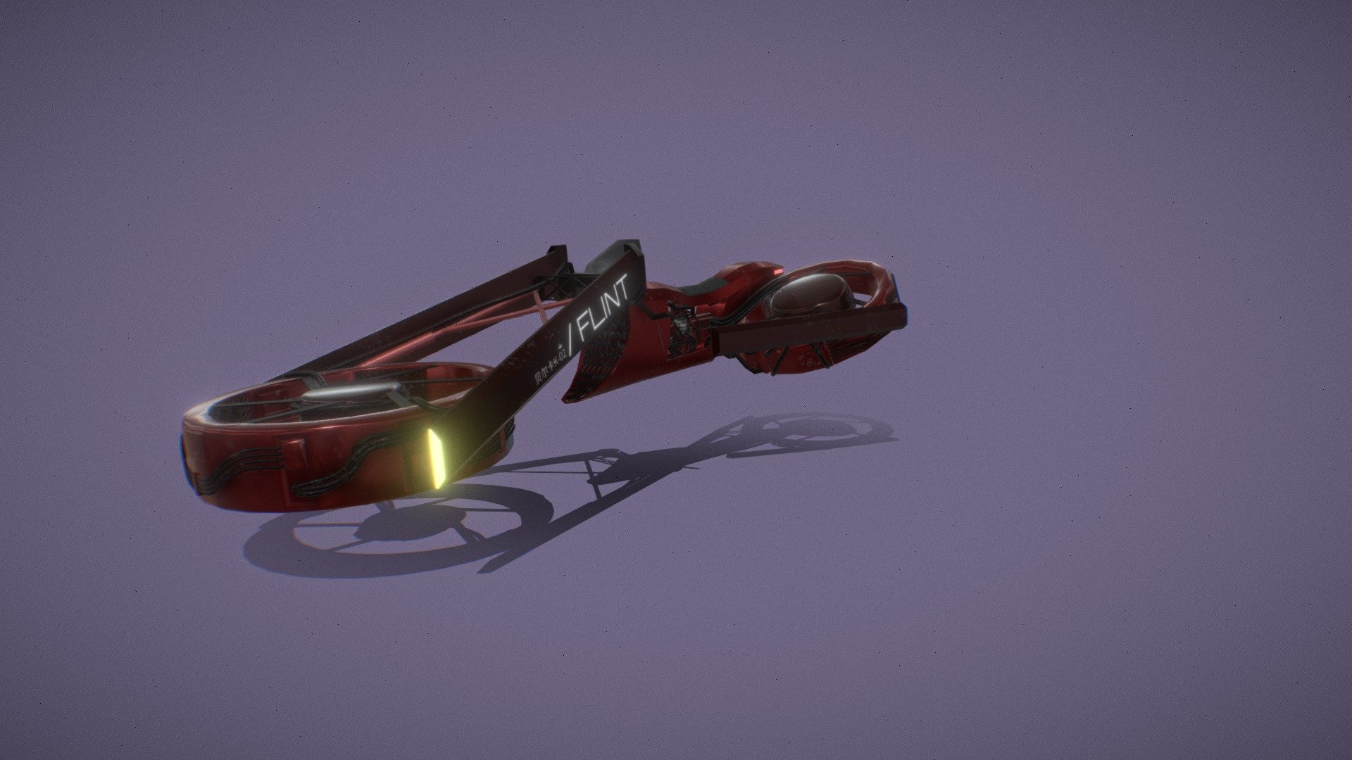 Hover Bike - Download Free 3D model by Denis Trepakov (@CozyDino) [40ad286] - Sketchfab