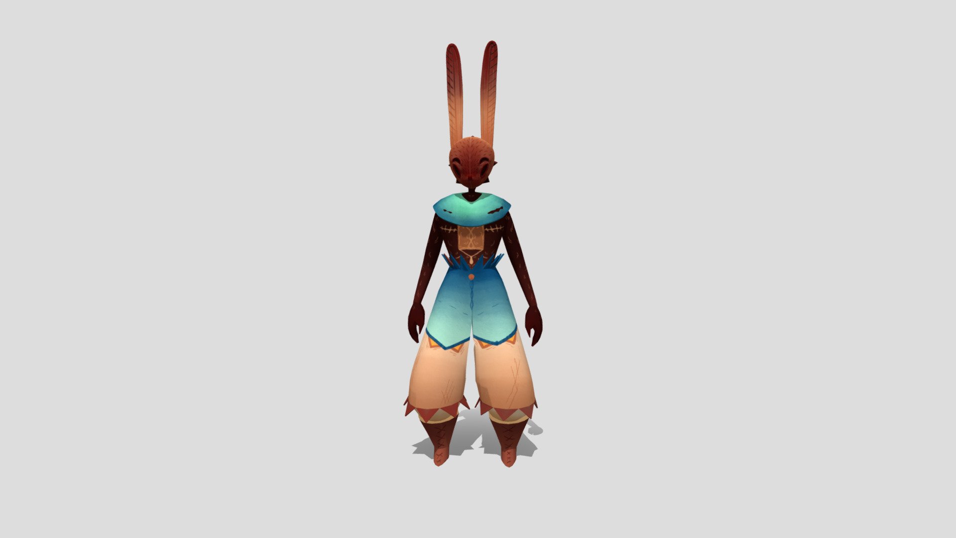 rabbit idle - 3D model by aj.naleti (@anja.biskupic) [40ad526] - Sketchfab