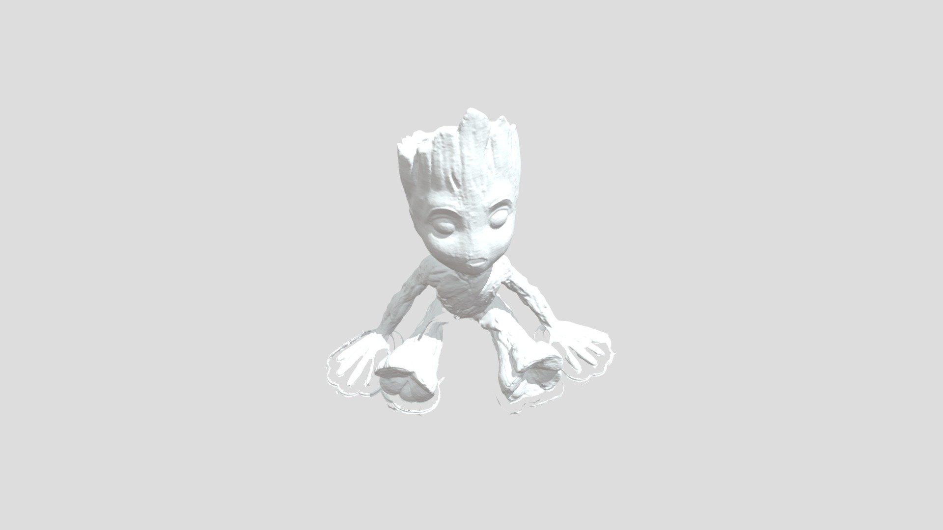 Baby Groot - Download Free 3D model by trentrohn9 [40addb3] - Sketchfab
