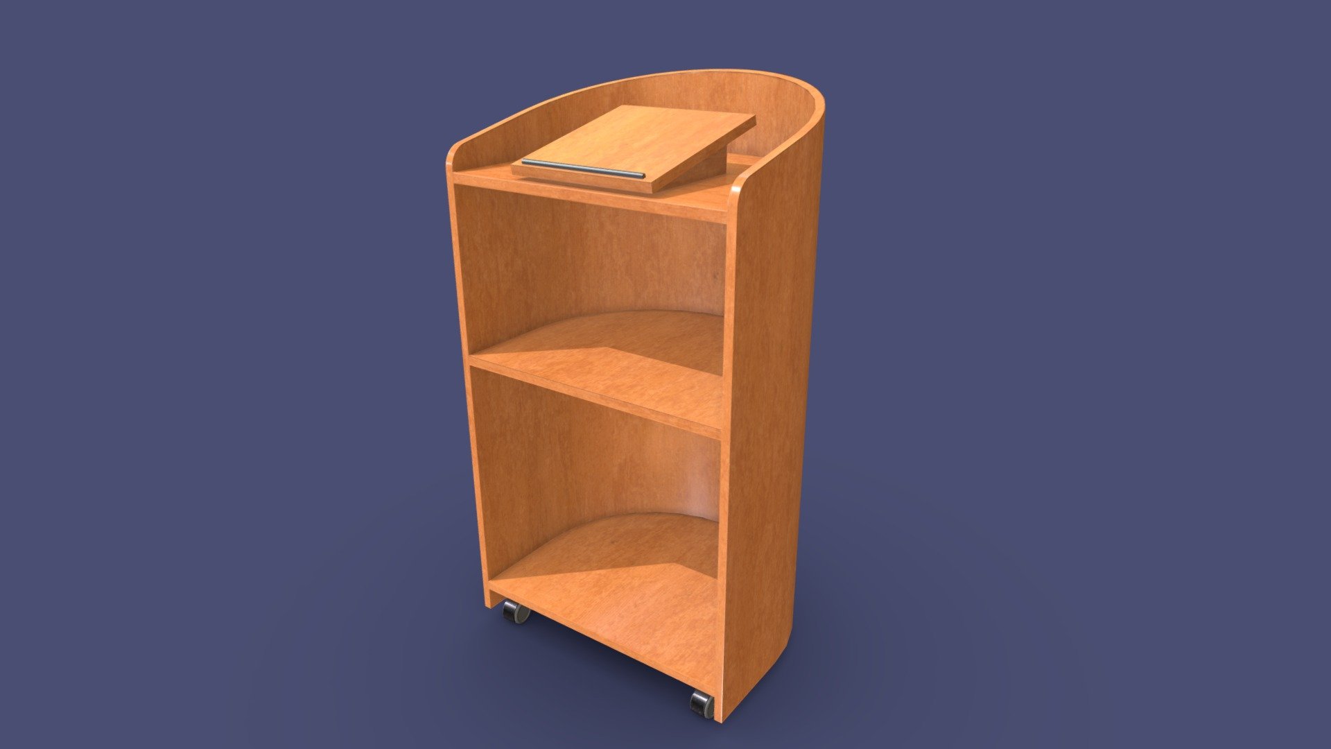 Round Wooden Pulpit - 3D model by We3Do (@we3DoModel) [40aee45] - Sketchfab