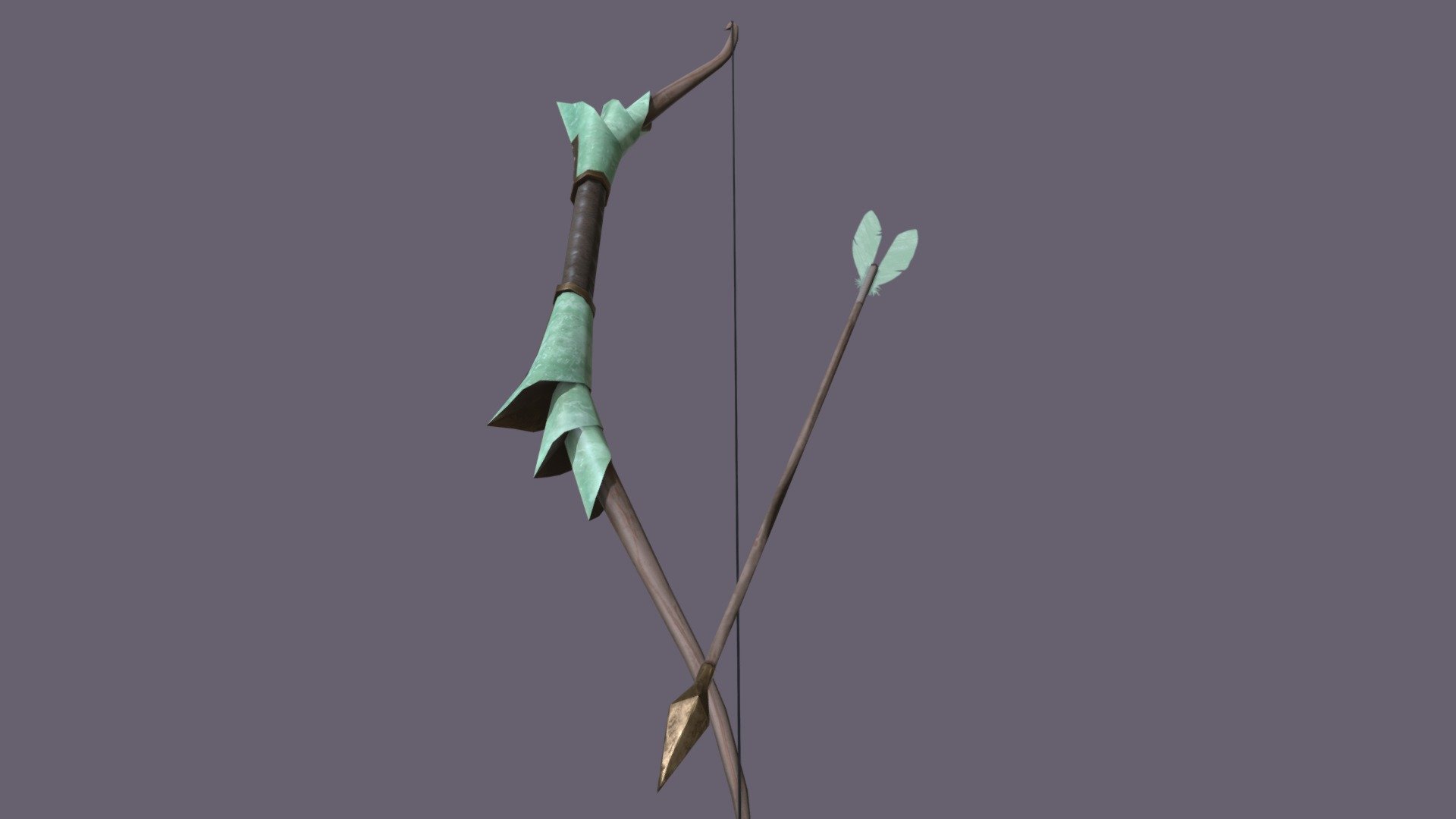 Bow & Arrow - 3D model by tomhughes1987 [40af912] - Sketchfab