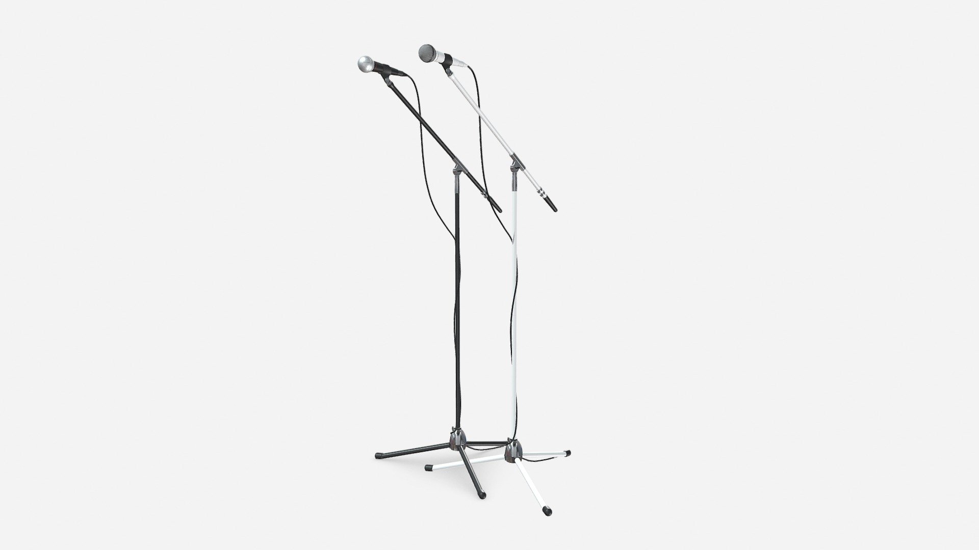 Microphone with Stand - 3D model by red-polygon [40b15f1] - Sketchfab