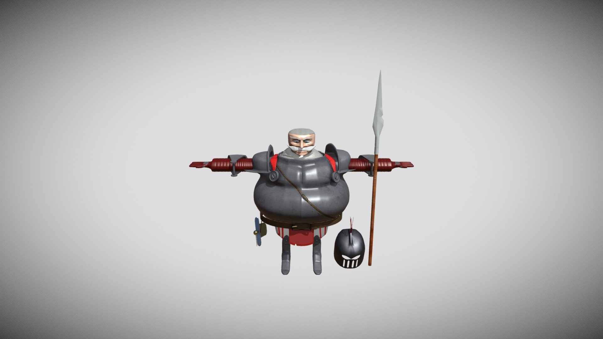 Old Warrior - Download Free 3D model by Pedro Lima (@pedrol) [40b2bf9 ...