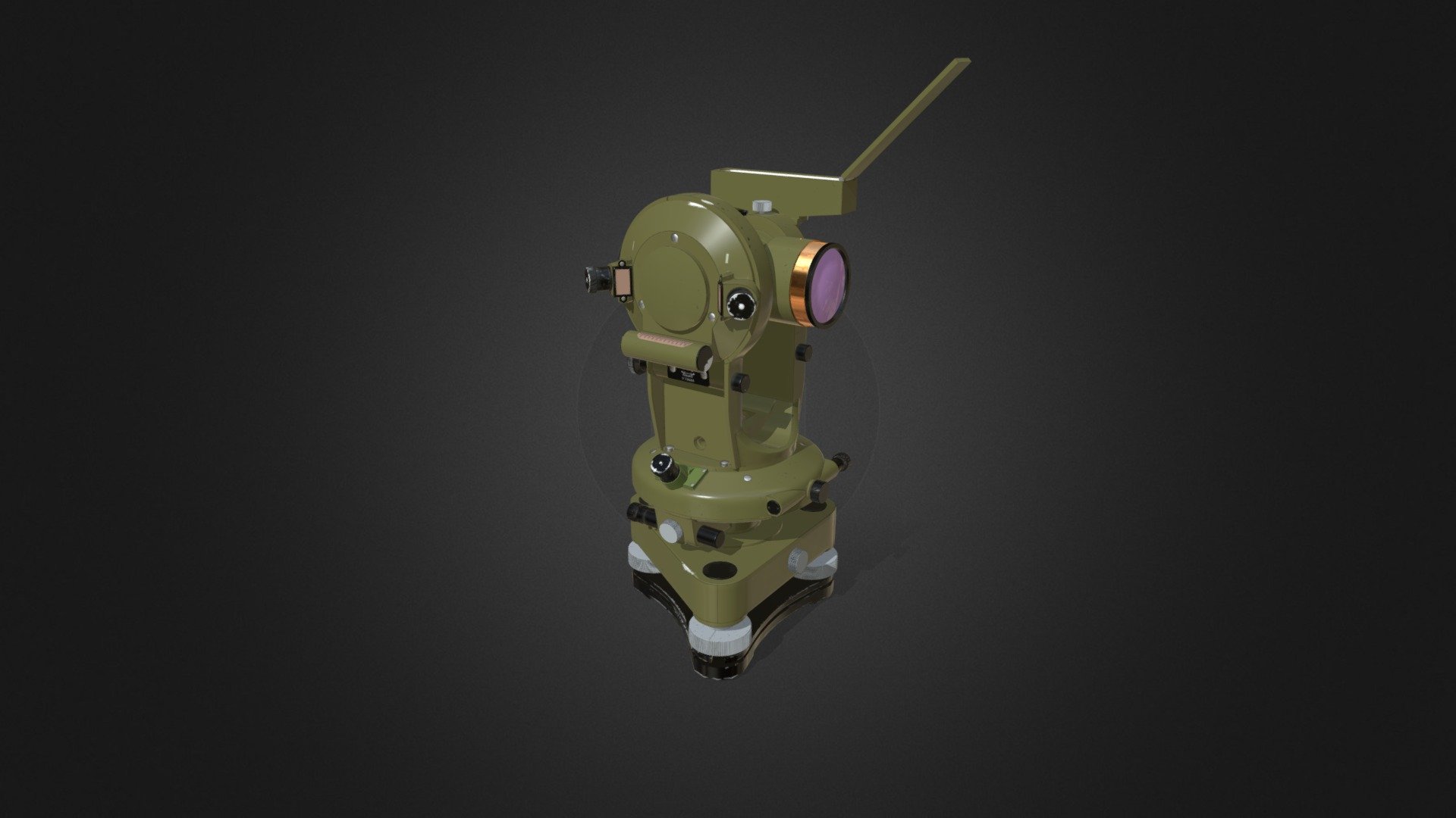 Theodolite TT5 - 3D model by Strukovets [40b3701] - Sketchfab
