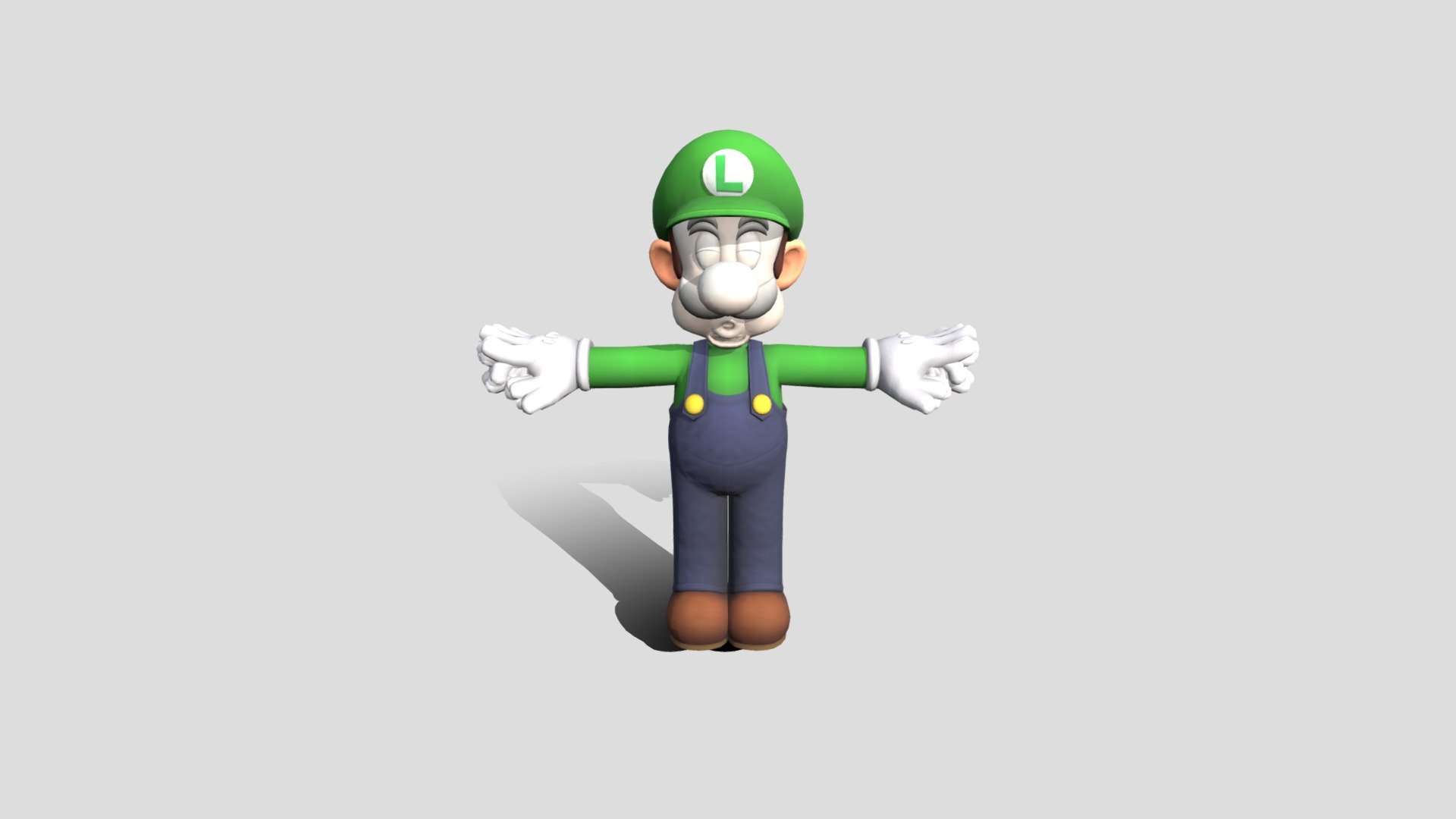 Luigi - 3D model by nickgameristaken2 [40b52e9] - Sketchfab