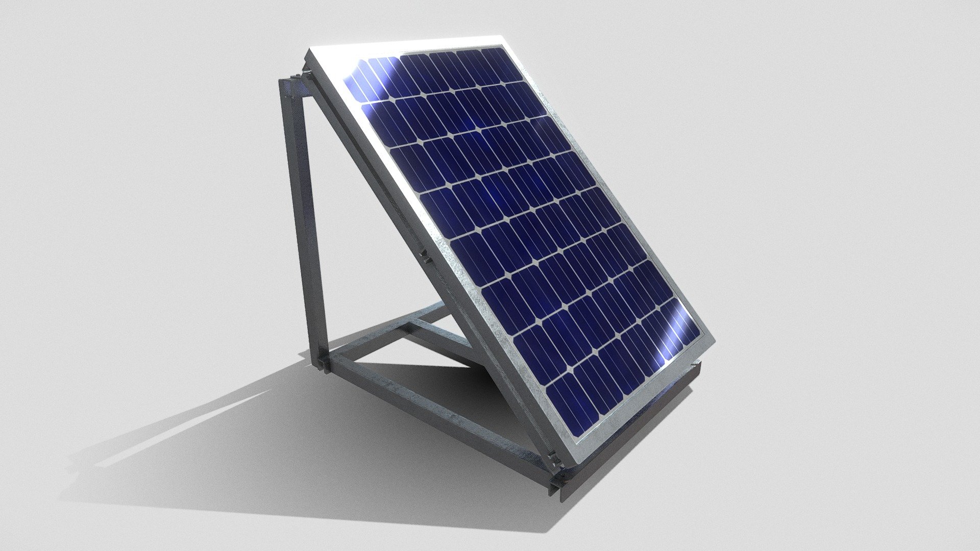 Solar Panel - 3D model by Royal Gecko 3D (@RoyalGecko) [40b62c9 ...