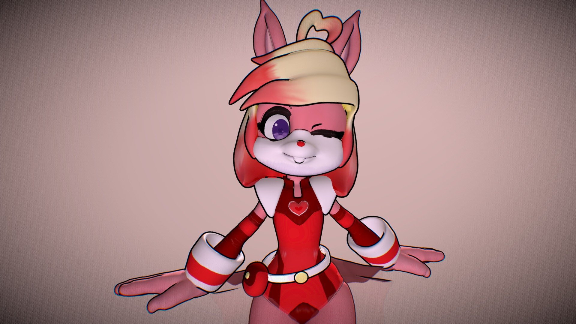 Bunnie pose - 3D model by Placidone [40b7945] - Sketchfab
