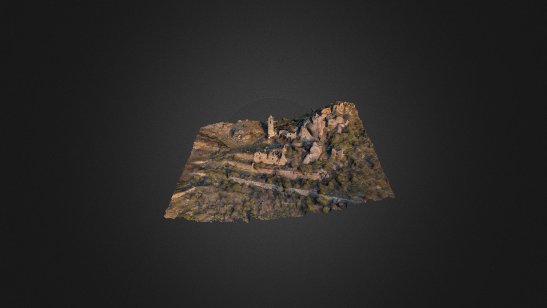 Monasterio del Risco - 3D model by juanra6 [40b93b4] - Sketchfab
