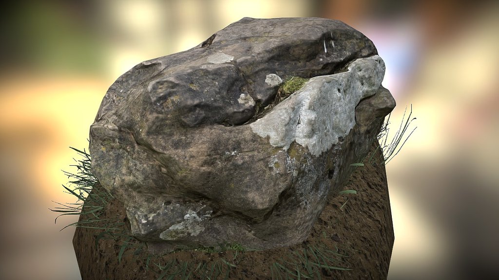 Organic Boulder - 3D model by harveygreensall [40ba21d] - Sketchfab