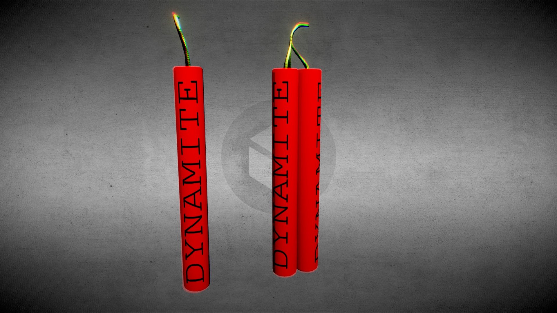 4 sticks of lowpoly tnt - Buy Royalty Free 3D model by B._.render ...