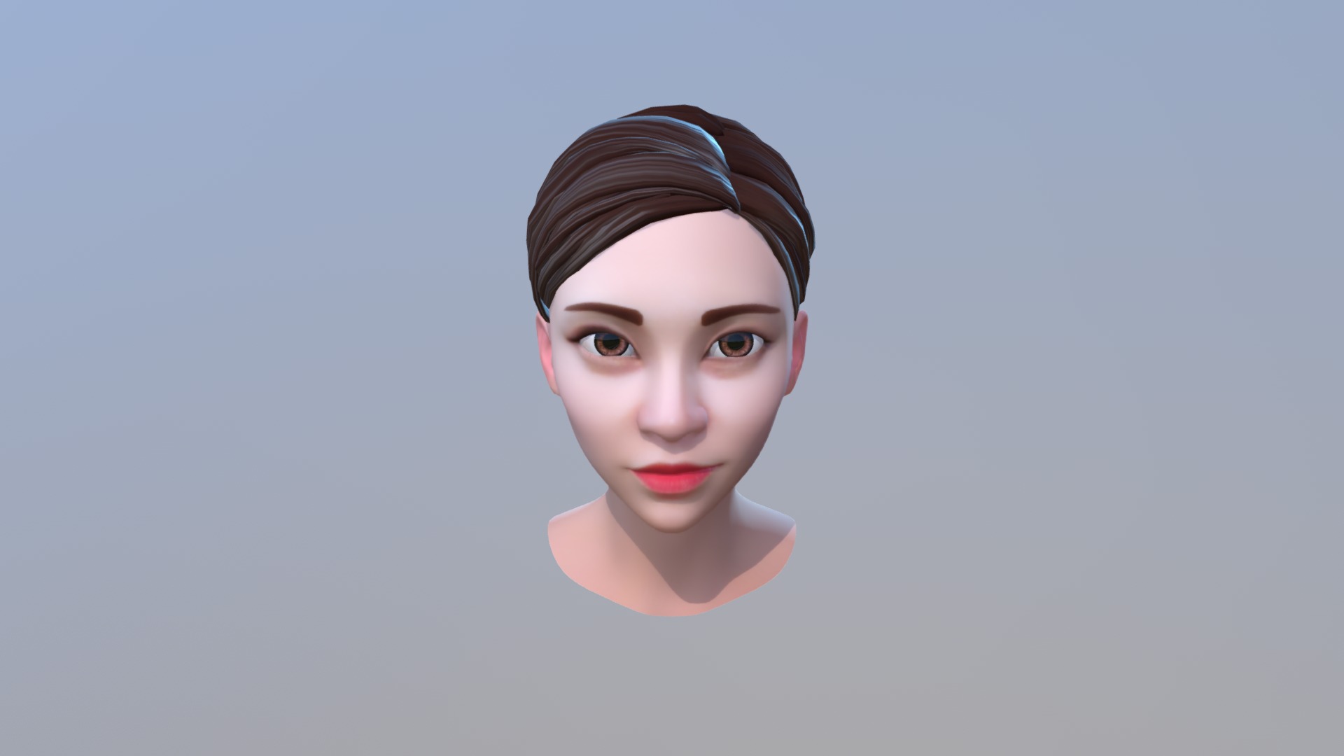 woman_cartoon_avatar - 3D model by Wolf3D (@wolfprint3d) [40bb056 ...